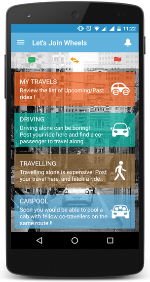 JoinWheels | Pool Car or Cab, Offer or Hitch rides, Travel along!